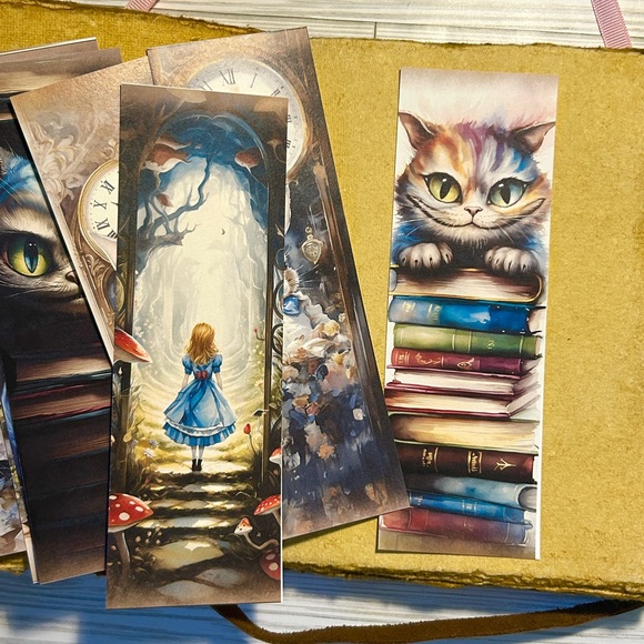 Handmade | Office | Junk Journal Ephemera Belly Bands Alice In ...